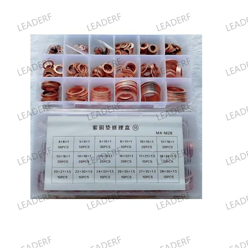 Copper washer accortments/kits for injector base washer- XINGTAI LEADER ...